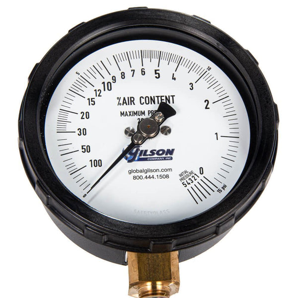 Type B Concrete Air Meter - Choose Gauge Type | HMA Lab Supply