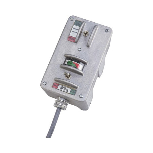 Core Rig Dual Switch / Dual Outlet Control Panel for Milwaukee Motors ...