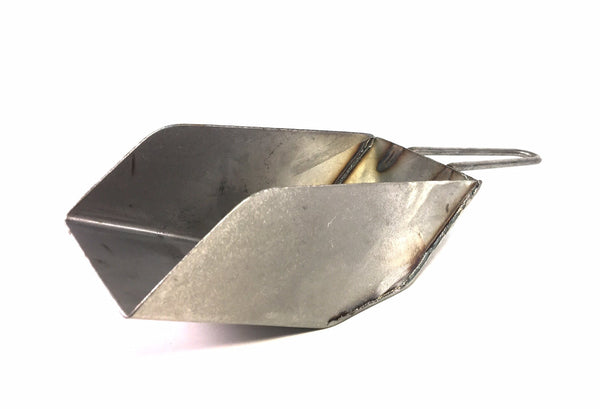 Aluminum Flat-Bottom Scoops - 4 Sizes Available | HMA Lab Supply