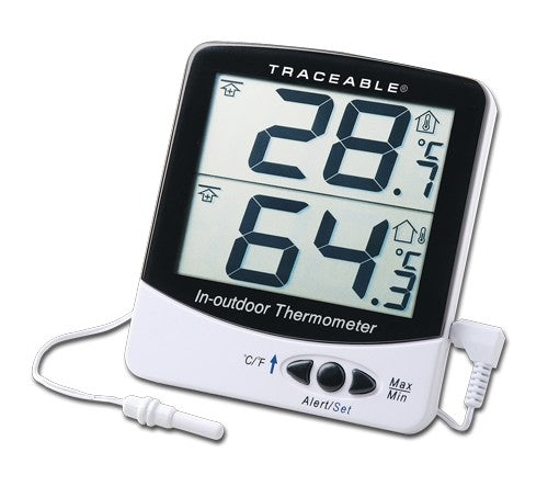 Big-Digit Memory Traceable Thermometer with NIST Traceable Certificate ...